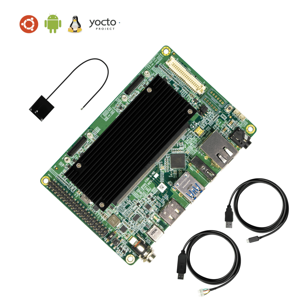 NXP i.MX8M Plus Evaluation Kit with Baseboard and System-on-Module Cortex-A53 EDM Type G SOM ...