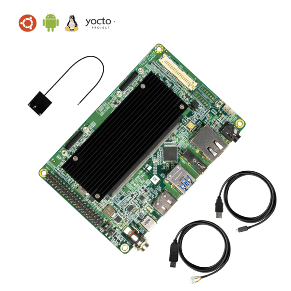 NXP i.MX8M Plus Evaluation Kit with Baseboard and System-on-Module Cortex-A53 EDM Type G SOM ...