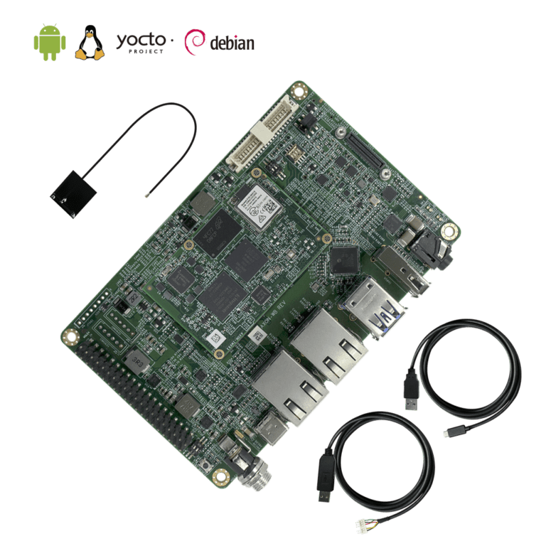 NXP i.M93 Evaluation Kit with Baseboard and System-on-Module Cortex-A55 AXON SOMAXON-WB-IMX93 ...