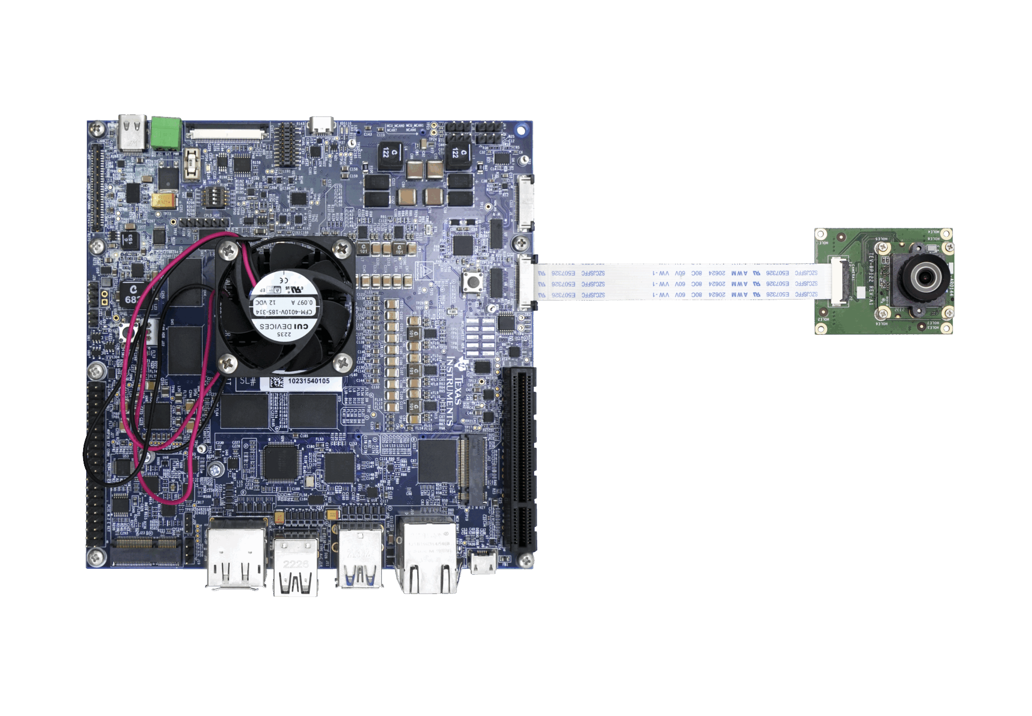 MIPI CSI-2 Cameras for Official TI AM69 / TDA4VH Starter Kit - TechNexion