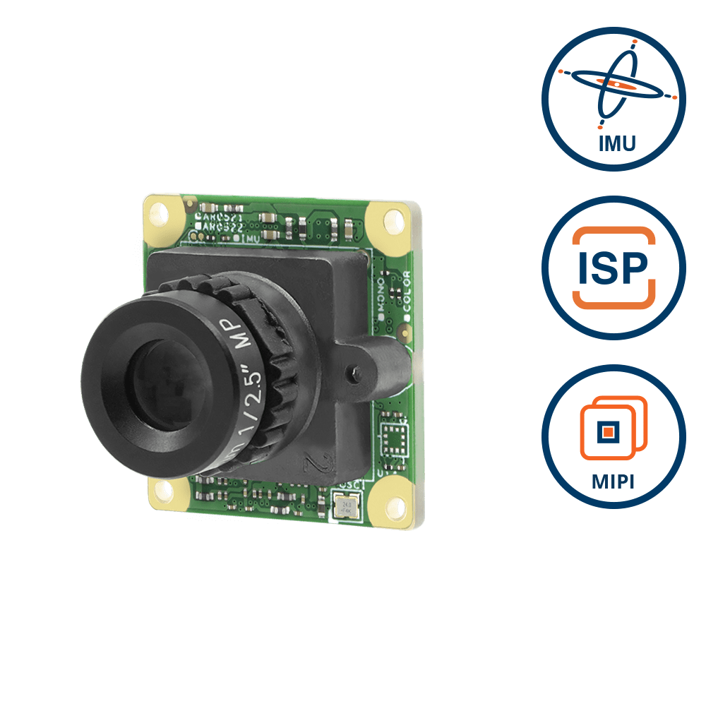MIPI-CSI2 Sensor onsemi AR0521 5MP Color Rolling Shutter with onboard ...